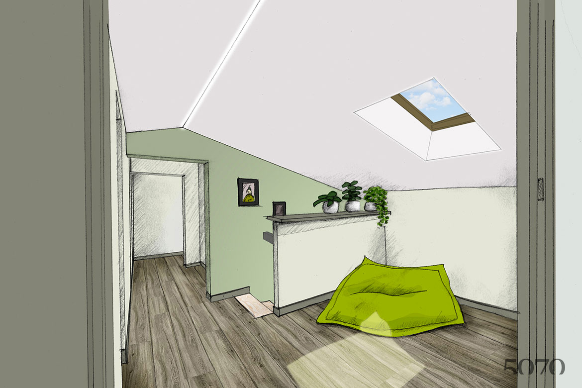 5070-PESSAC-perspective-palier - 5070 Design